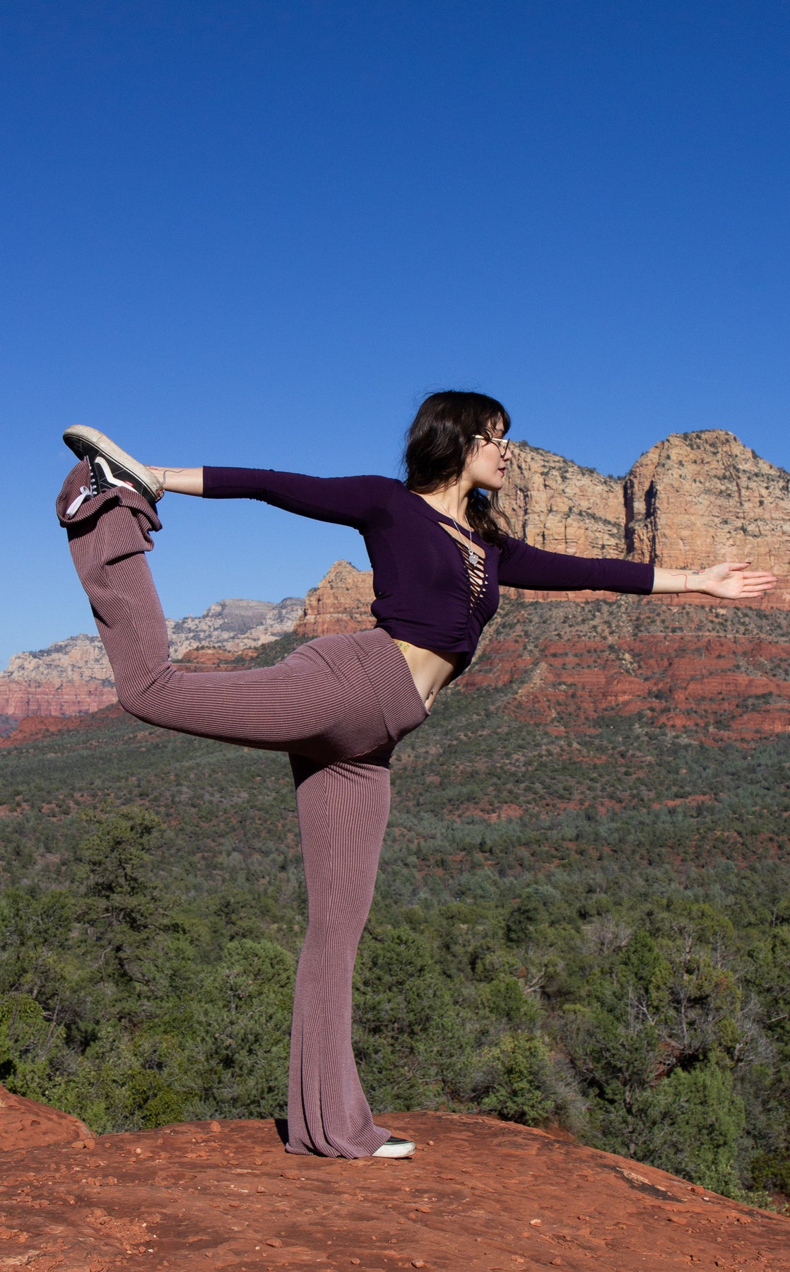 Mocha Ribbed Slim Bells – Warrior Within Designs